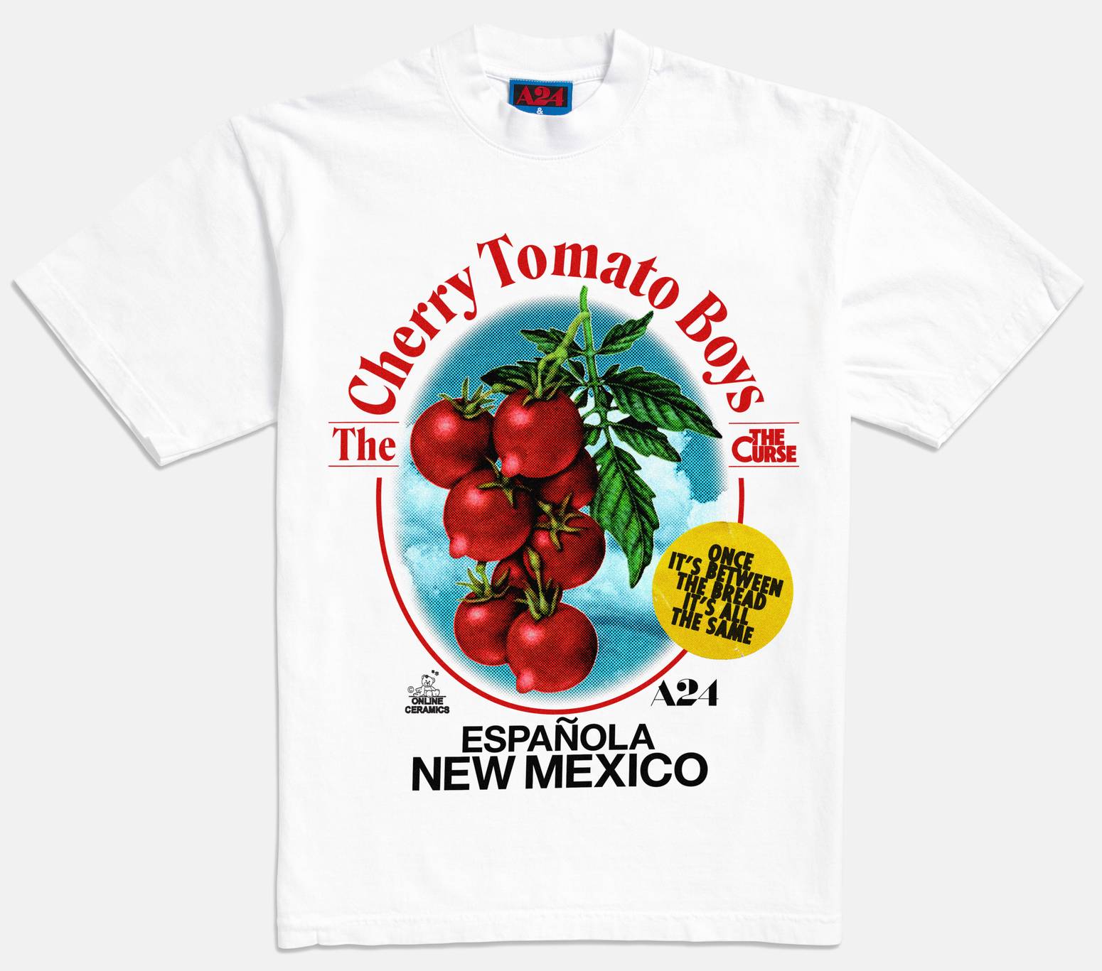 Online Ceramics x The Curse Cherry Tomato Boys Tee – A24 Shop