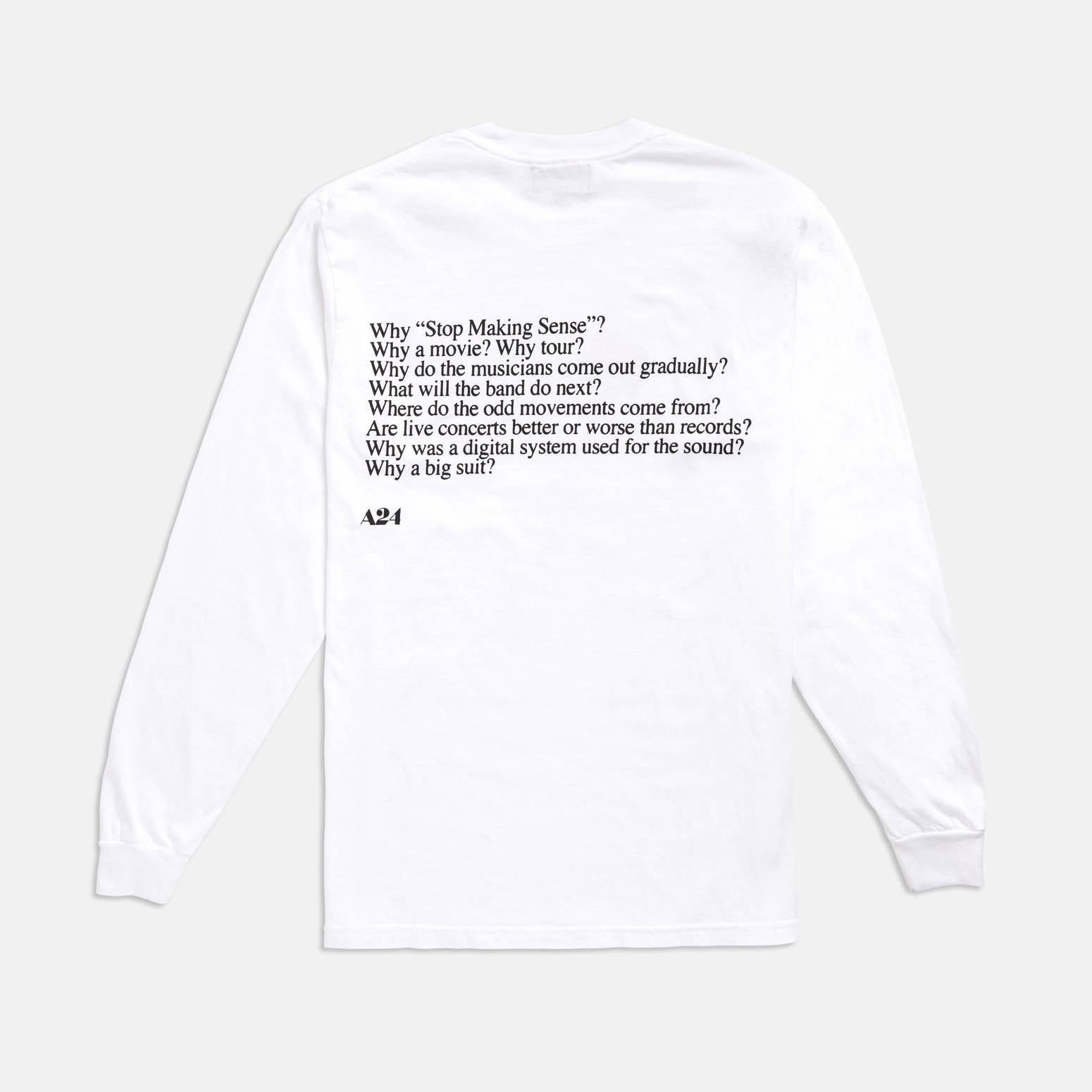 Stop Making Sense – A24 Shop Stop Making Sense – A24 Shop