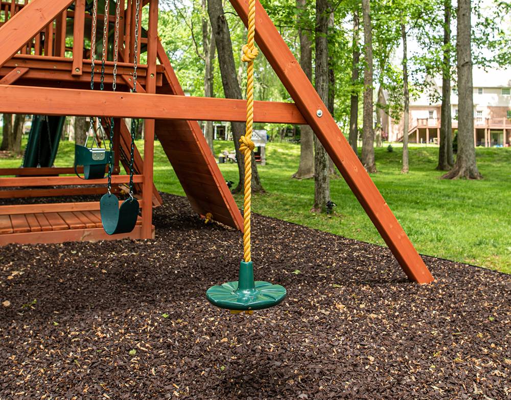 Playset Rope Swing | Woodplay Rope and Disc Swing