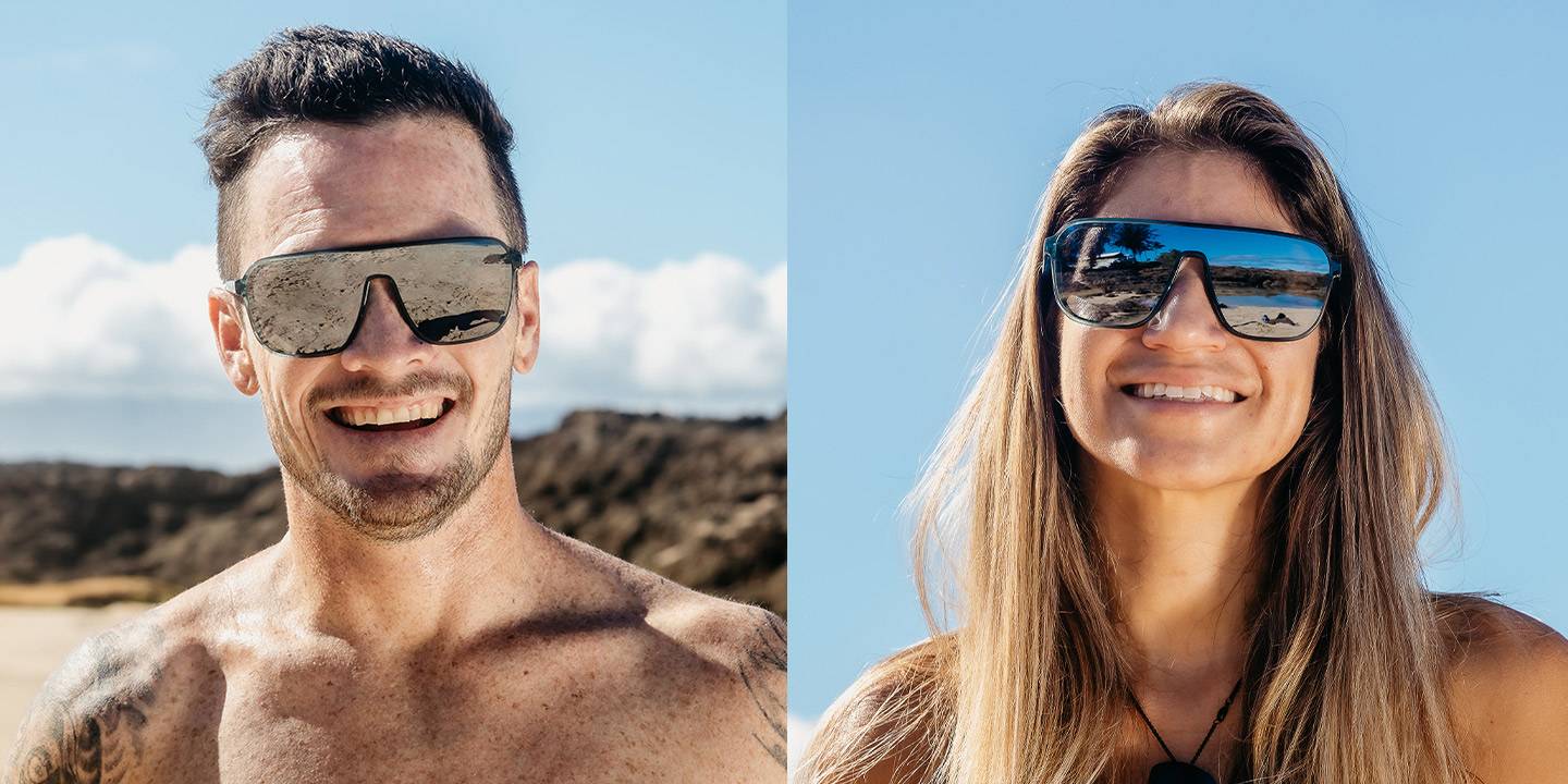 Gentle Prince Aviator Sunglasses - Crystal Grey Blue Top Bar Frame ...