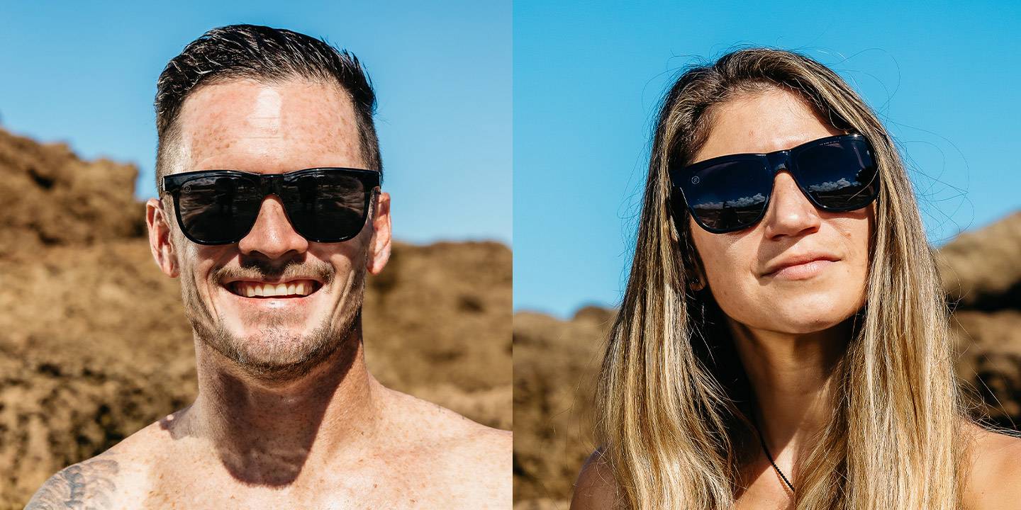 Shadow Cruise Sunglasses - Black Frame with Smoke Lens