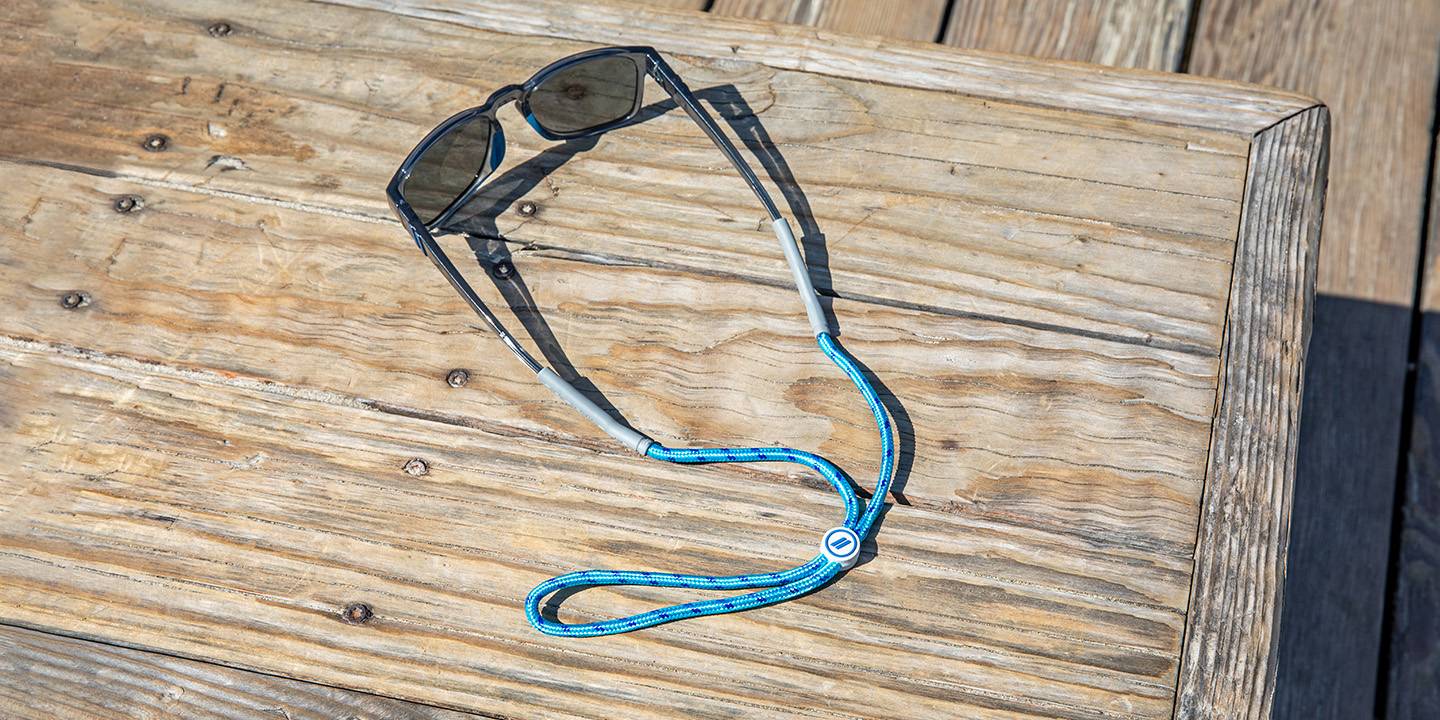 Cloud Cord - Blue, Navy & Gray Nylon Lifestyle Sunglass Cord