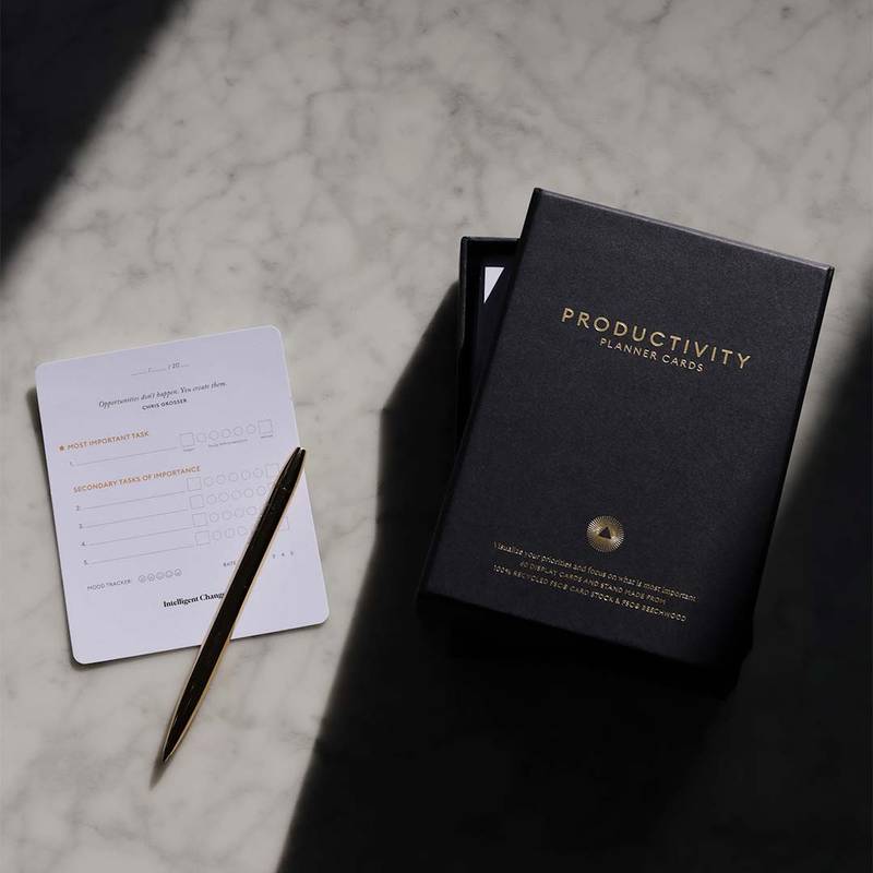 Productivity Planner® Cards - Be More Productive | Intelligent Change