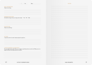 Notes to Mindfulness Journal | Intelligent Change x Chelsea Kauai