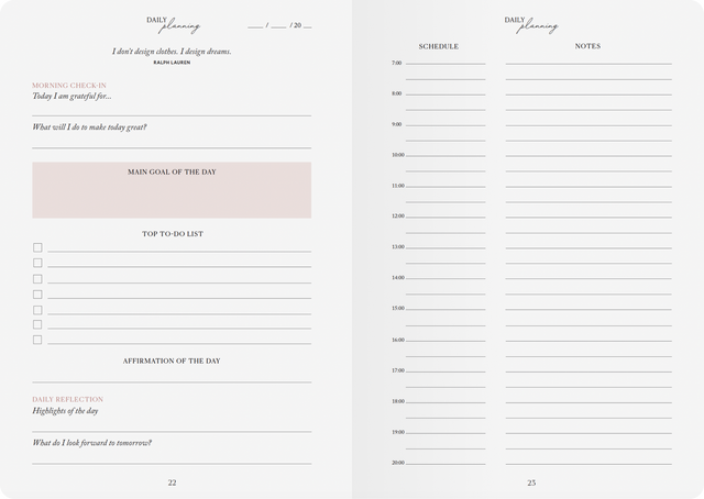 Life & Style Planner by Leonie Hanne - Intelligent Change - Off-White