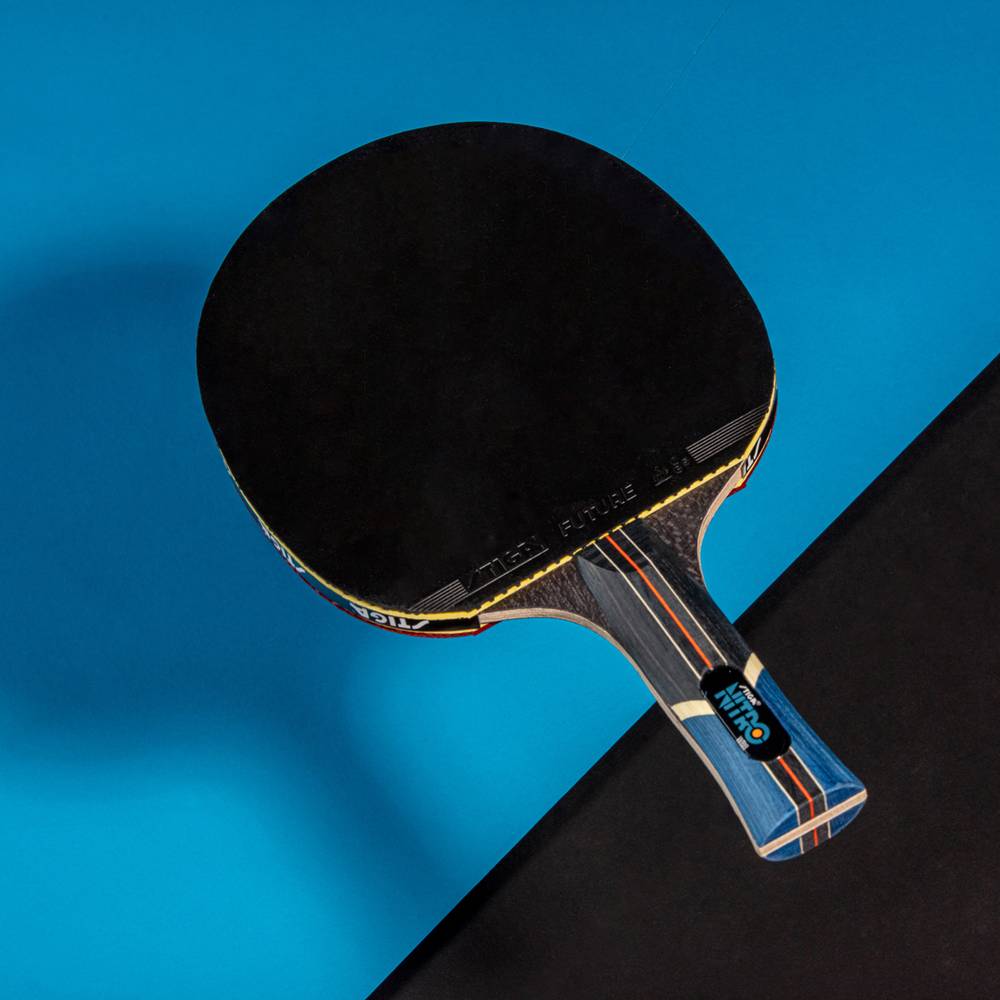 STIGA Nitro Performance Ping Pong Paddle - 6-ply Light Blade - 2mm ...