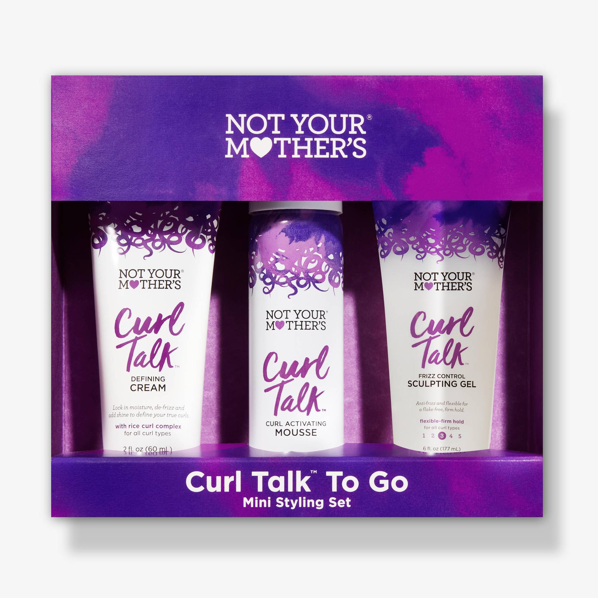Curl Talk Mini Set for Travel-Ready Curl Styling