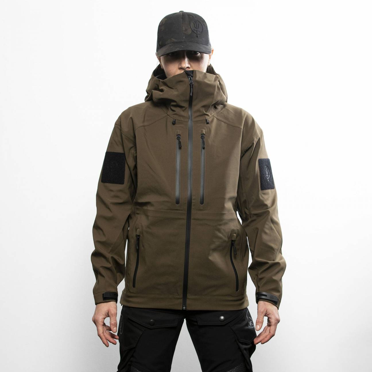 WOMENS RAID JACKET | Black Waterproof Hardshell – ThruDark Limited