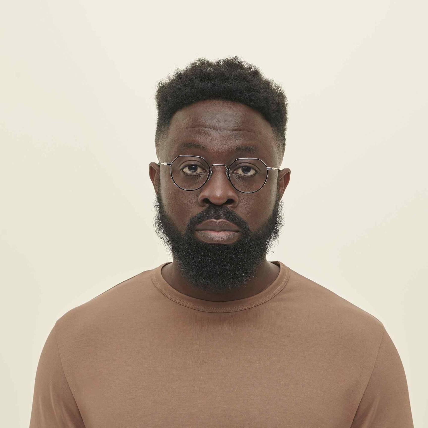 Wakefield: Flat-top panto style steel glasses | Cubitts