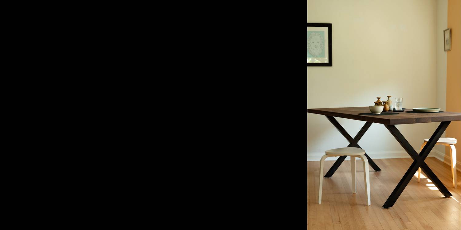 X-Frame Table Base – semi exact