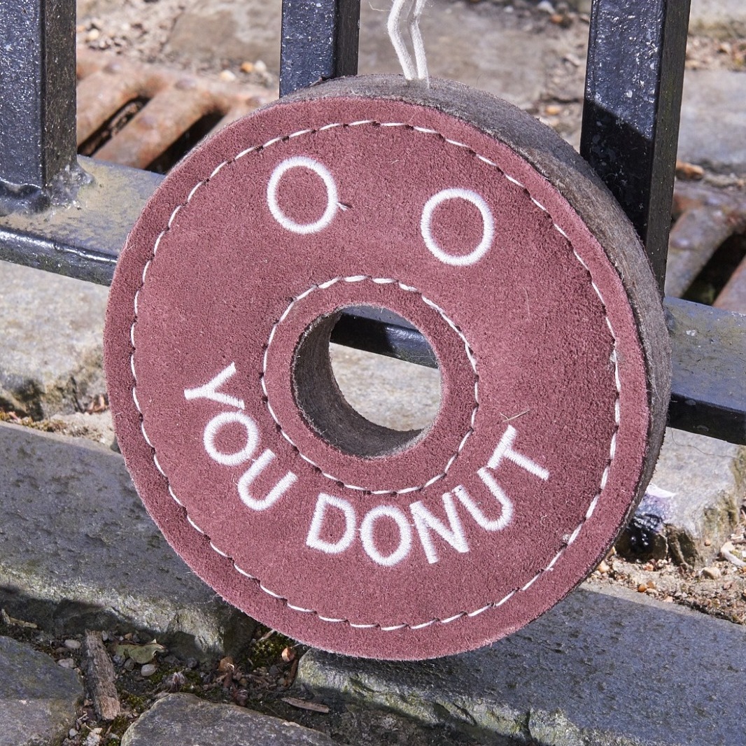 Derrick the Donut, Eco Dog Toy – Green and Wilds - Retail