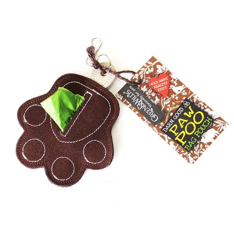Suede Dog Poo Bag Holder | Made from Sustainable Materials – Green and ...