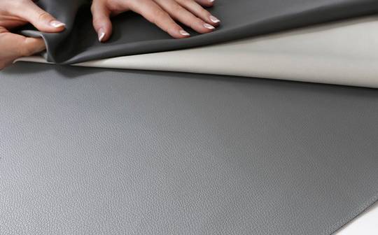 Cleo Dark Grey Faux Leather Swivel Chair by Danetti