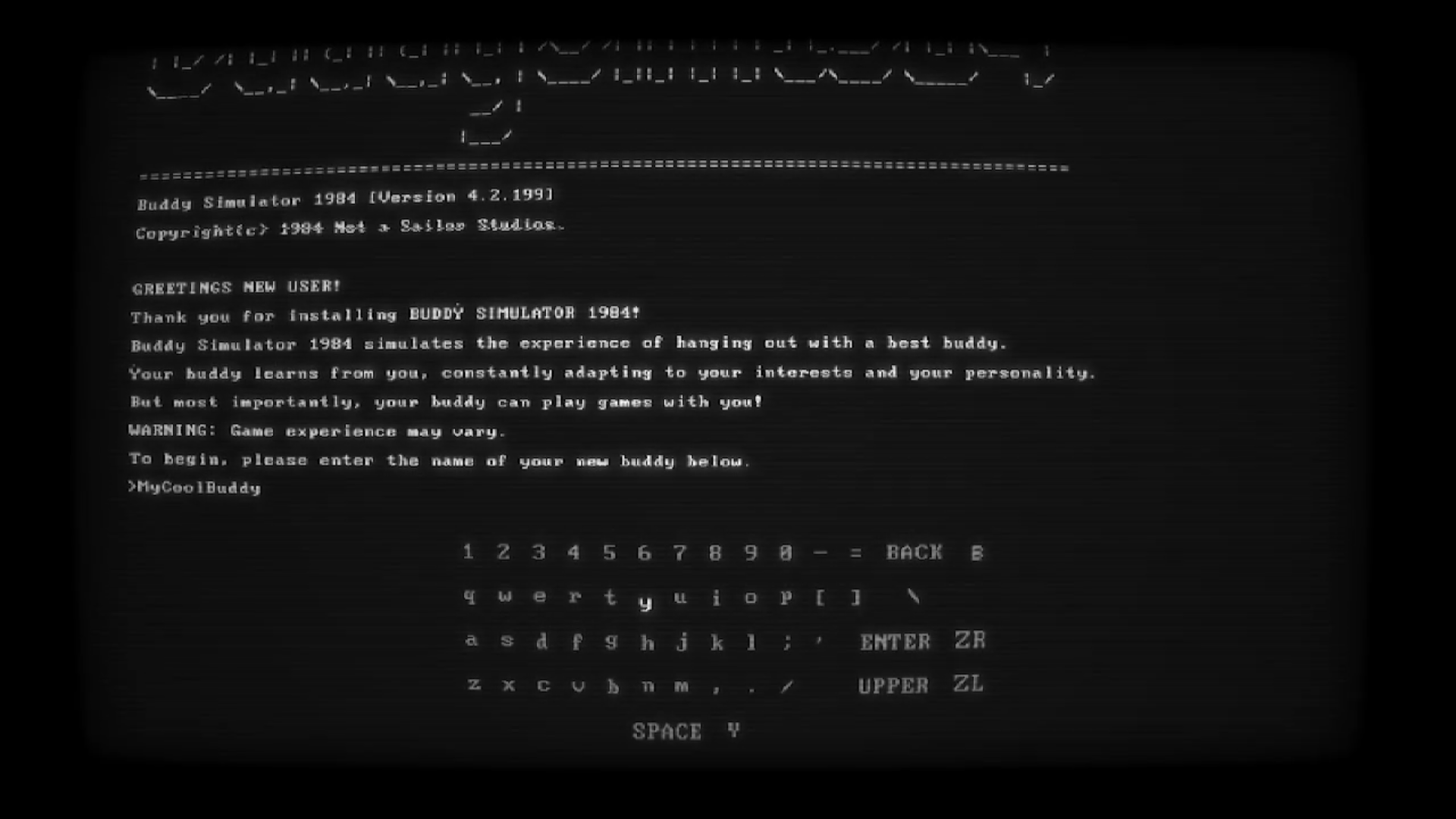 Buddy Simulator 1984 (Switch) – Limited Run Games