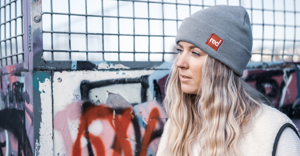 Red Original Voyager Beanie - Graphite