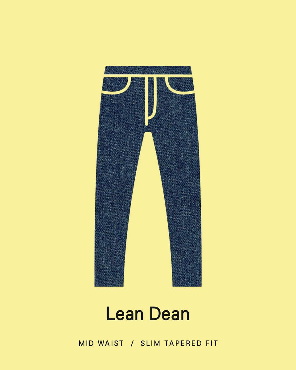 Nudie Lean Dean Slim Tapered Mens Jeans - New Ink – JEANSTORE