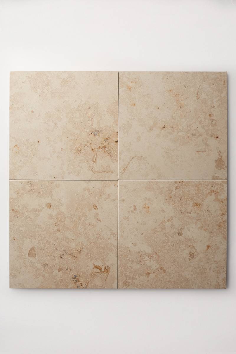 limestone | stone tile | square 12" | grand place hermitage – clé tile