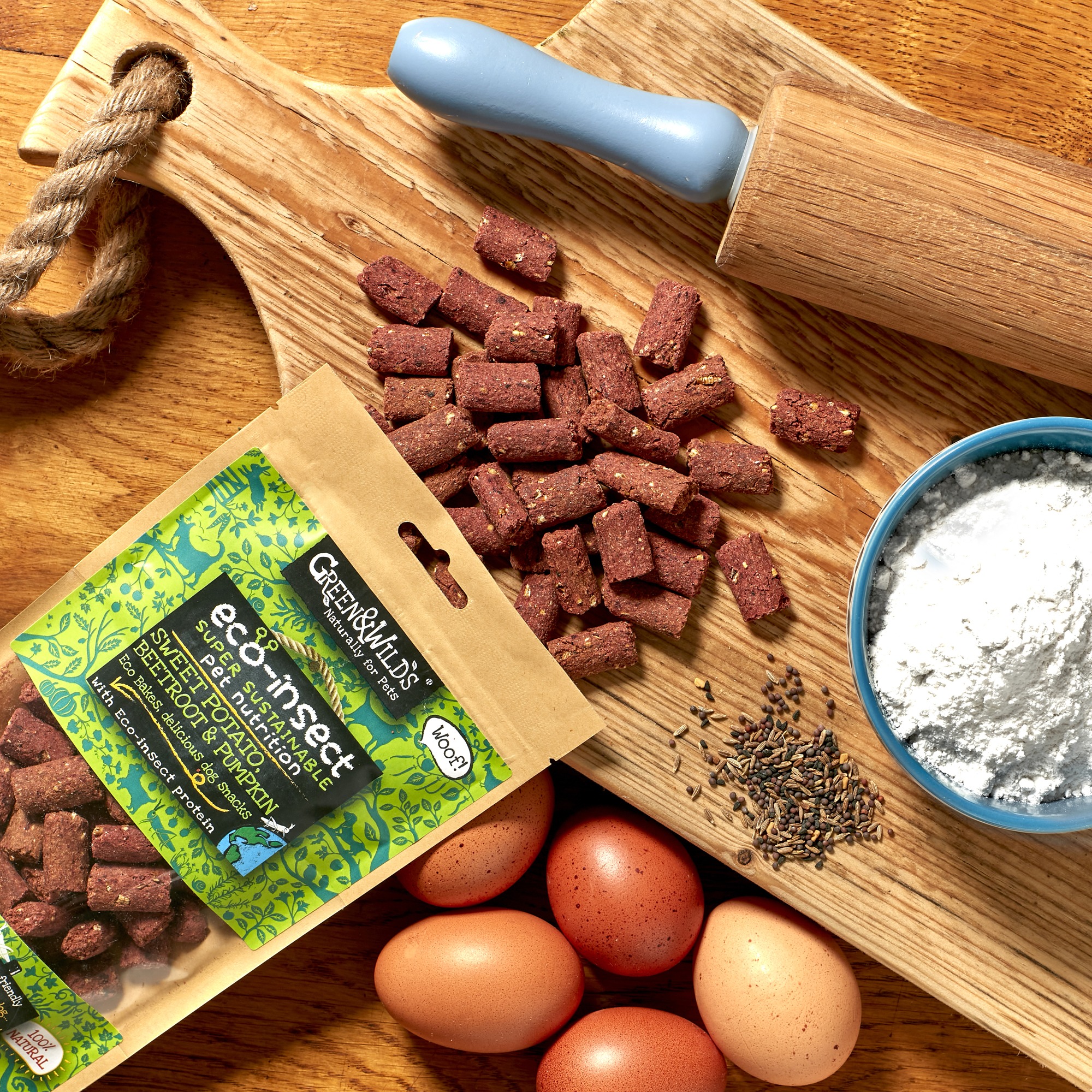 Ingrid's Incredible Insects' Eco Bakes | 130g | Insect Dog Treats ...