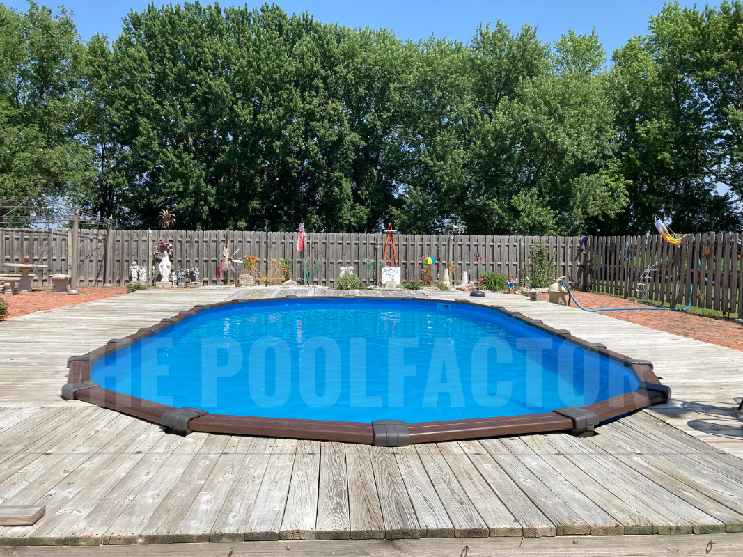18'x40'x54" Daytona Oval Pool | Above Ground Pools – The Pool Factory