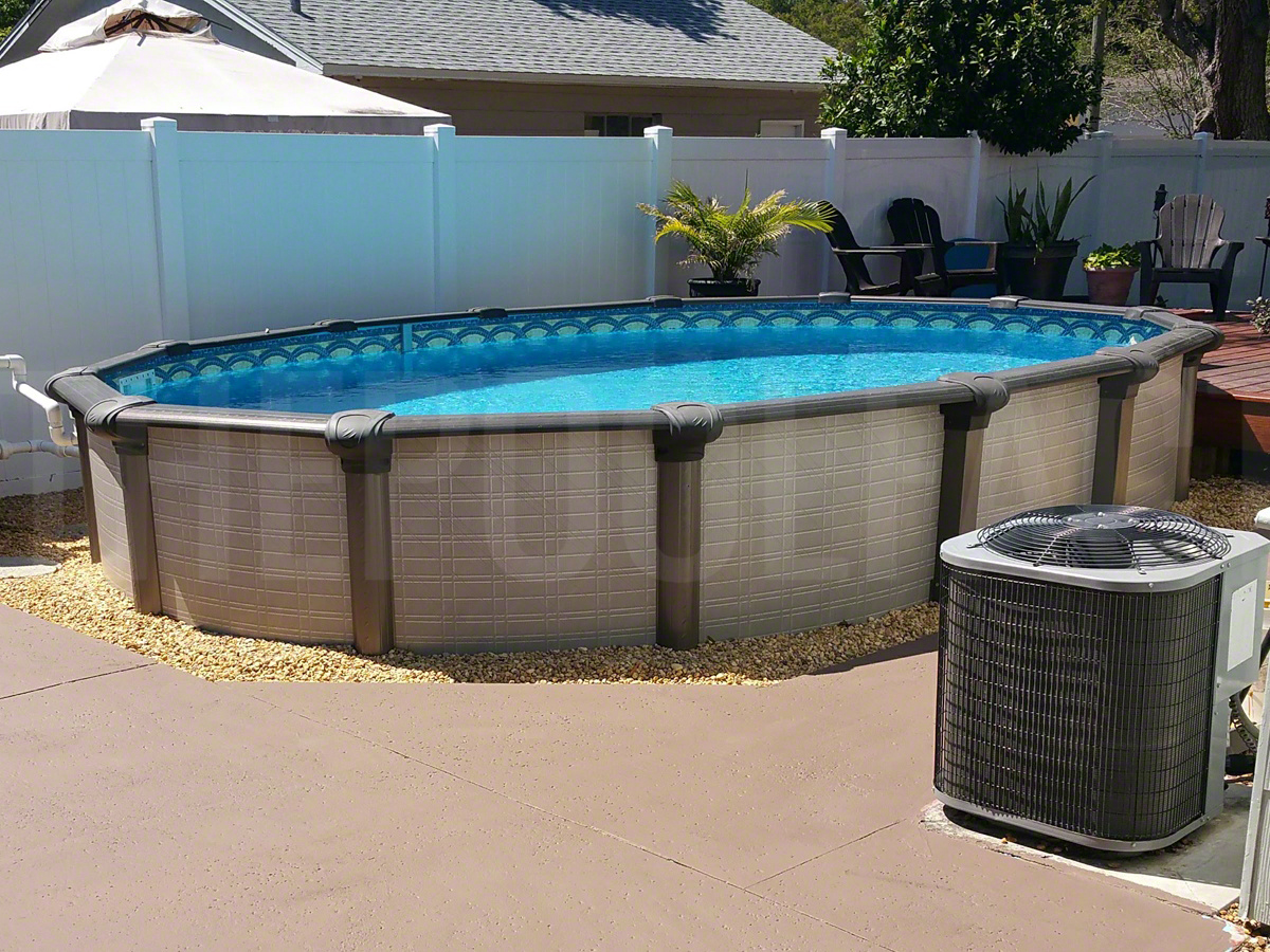 12'x20'x54" Melenia Oval Swimming Pool – The Pool Factory