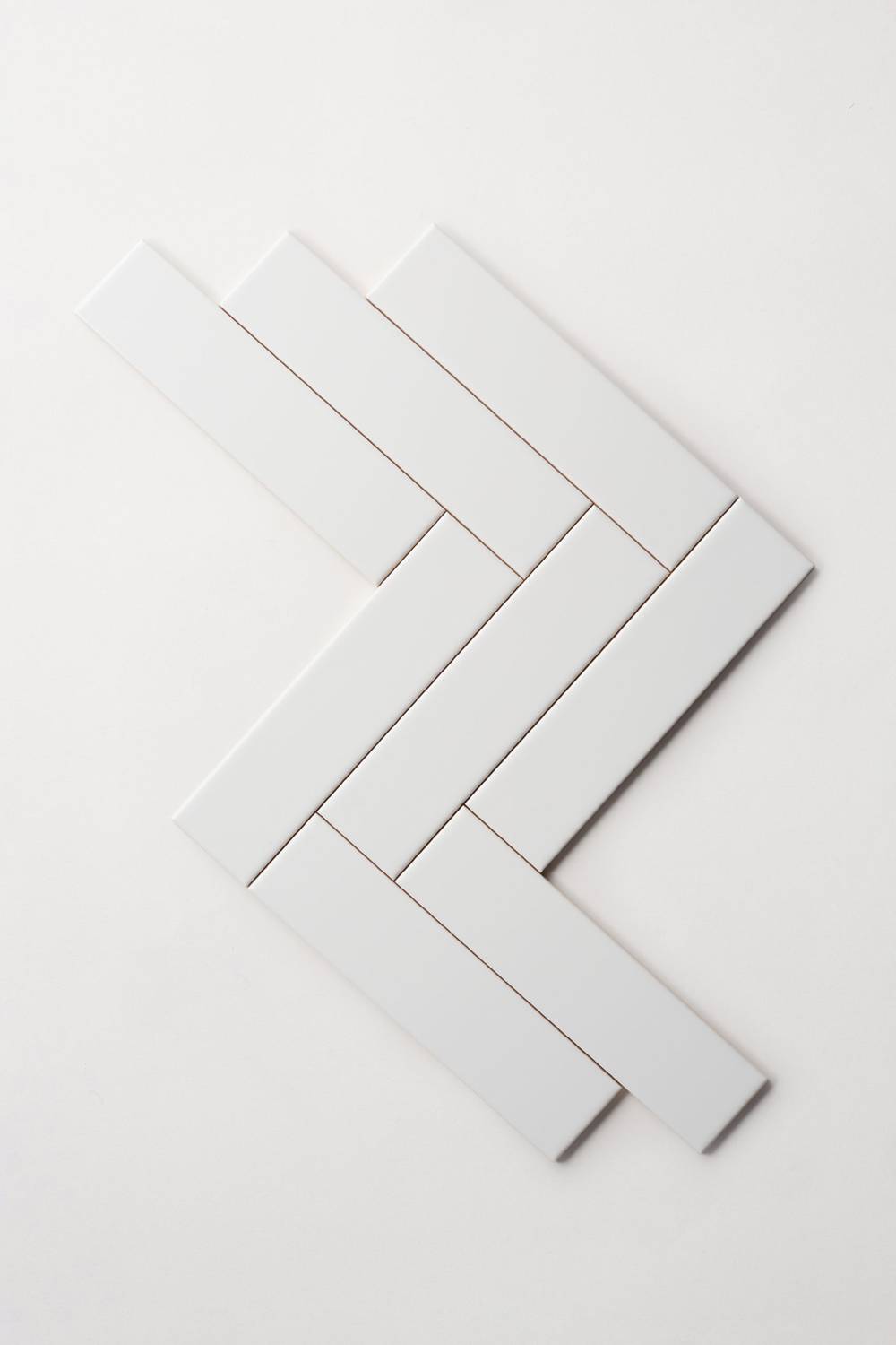 clé tile | ceramic | white | 2"x8" subway | gloss