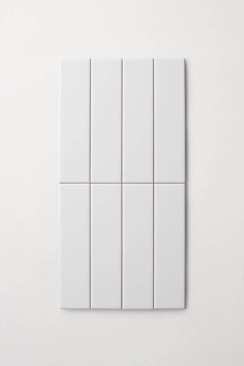 clé tile | ceramic | white | 2"x8" subway | matte