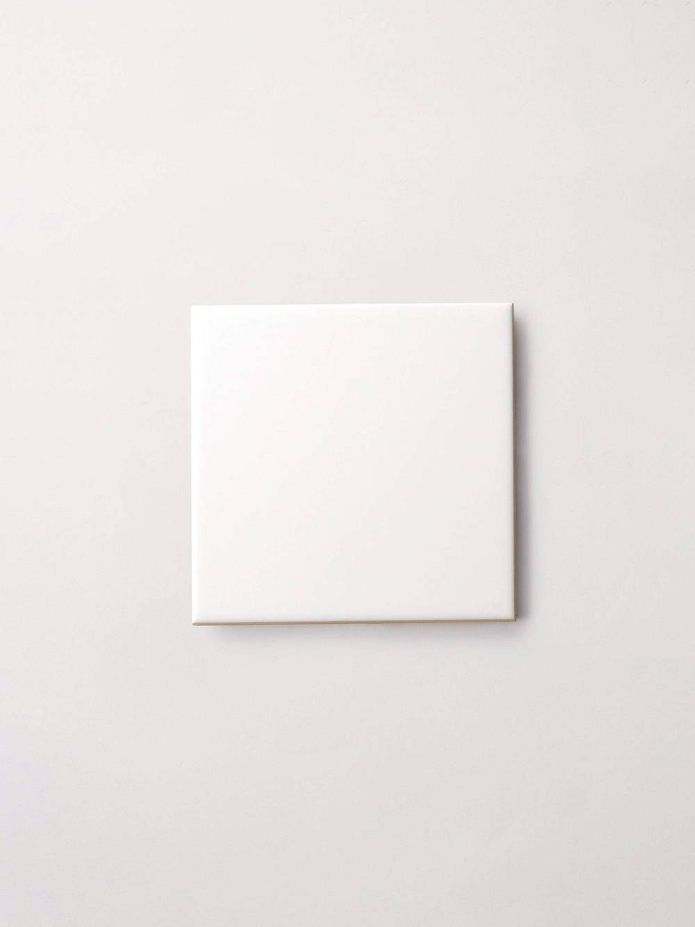 ceramic | white matte | square subway ~ 6"x6"x0.25" – clé tile
