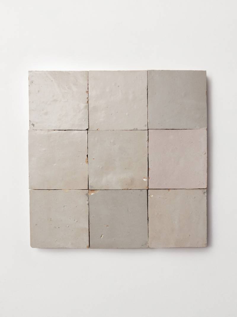 zellige tile | warm neutral | parched vellum 4" square | clé – clé tile