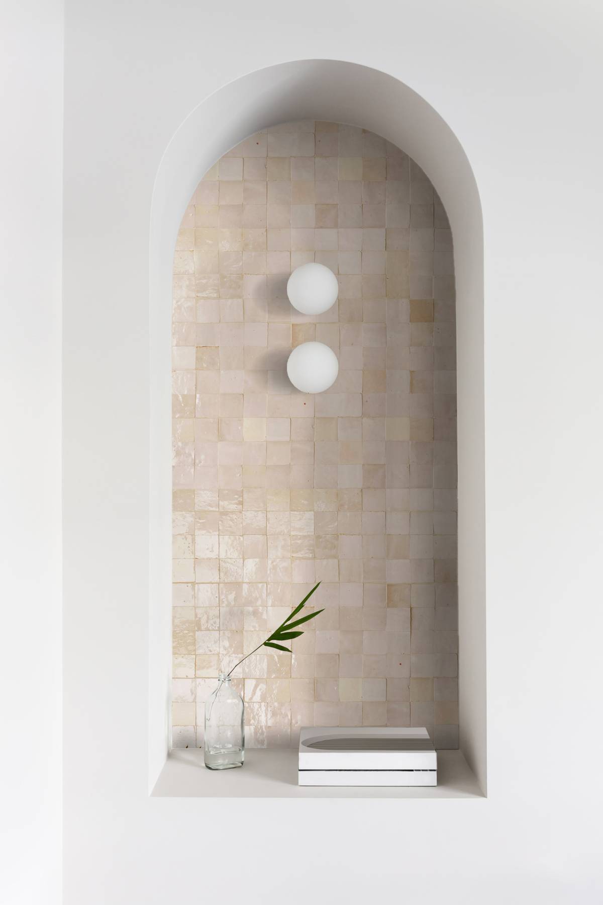 zellige tile | neutral tile | parched vellum 2" square | clé – clé tile