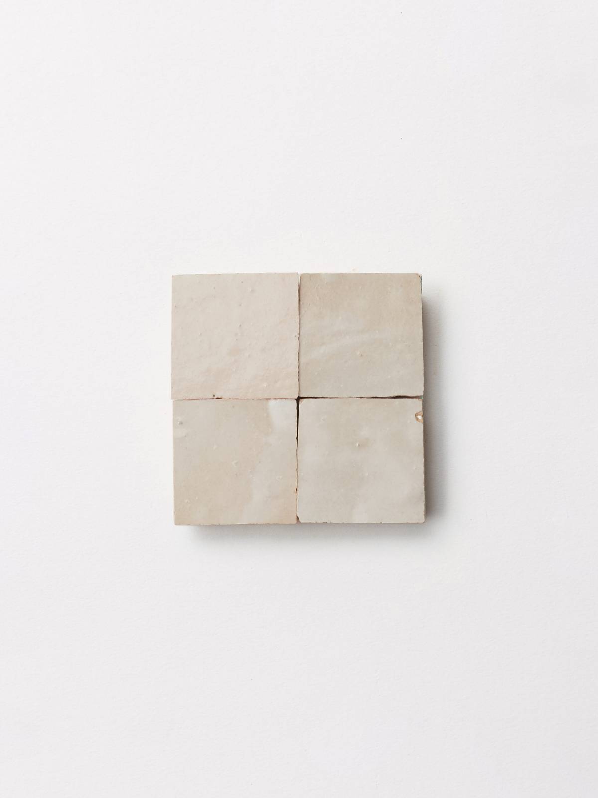 zellige tile | neutral tile | parched vellum 2" square | clé – clé tile