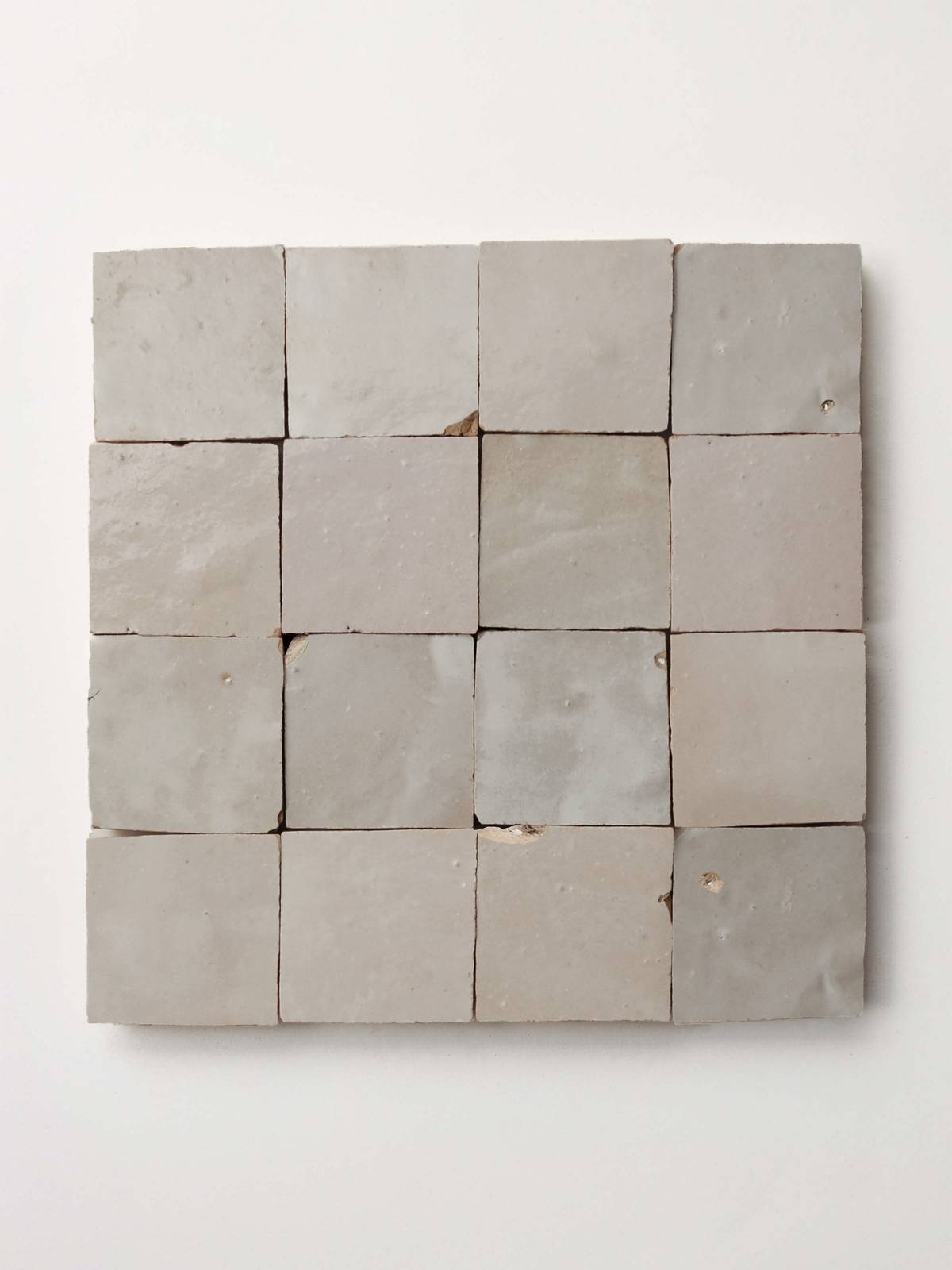 zellige tile | neutral tile | parched vellum 2" square | clé – clé tile