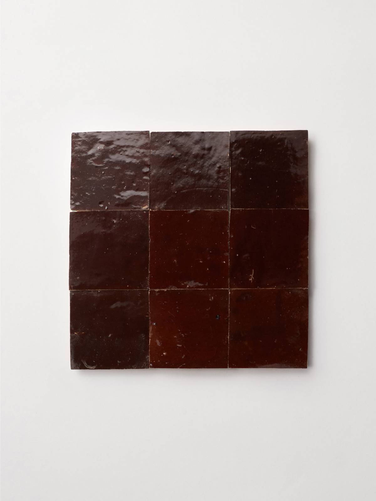 zellige tiles | moroccan | argan brown 4" square | clé – clé tile