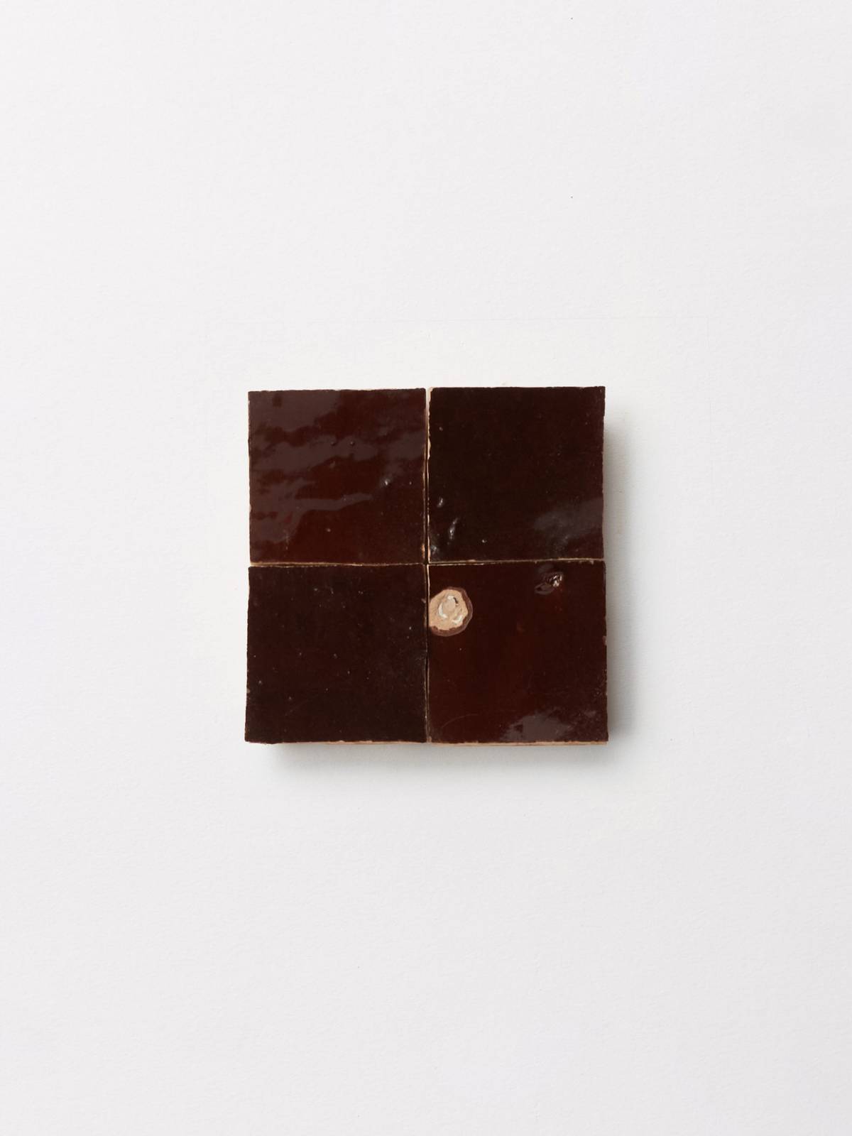 zellige tile | brown glaze | argan brown 2" square | clé – clé tile