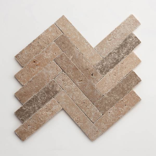 stone tile | tumbled travertine | pantry pavers | clé tile