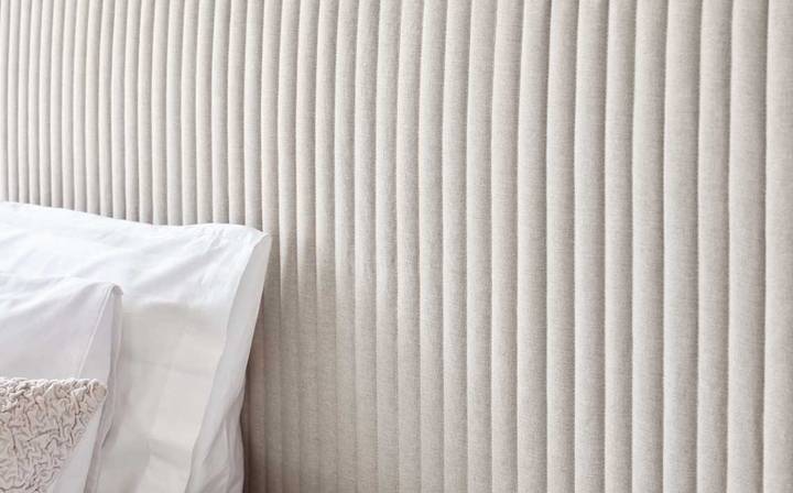 Avery Cream Fabric Super King Bed with Storage by Danetti