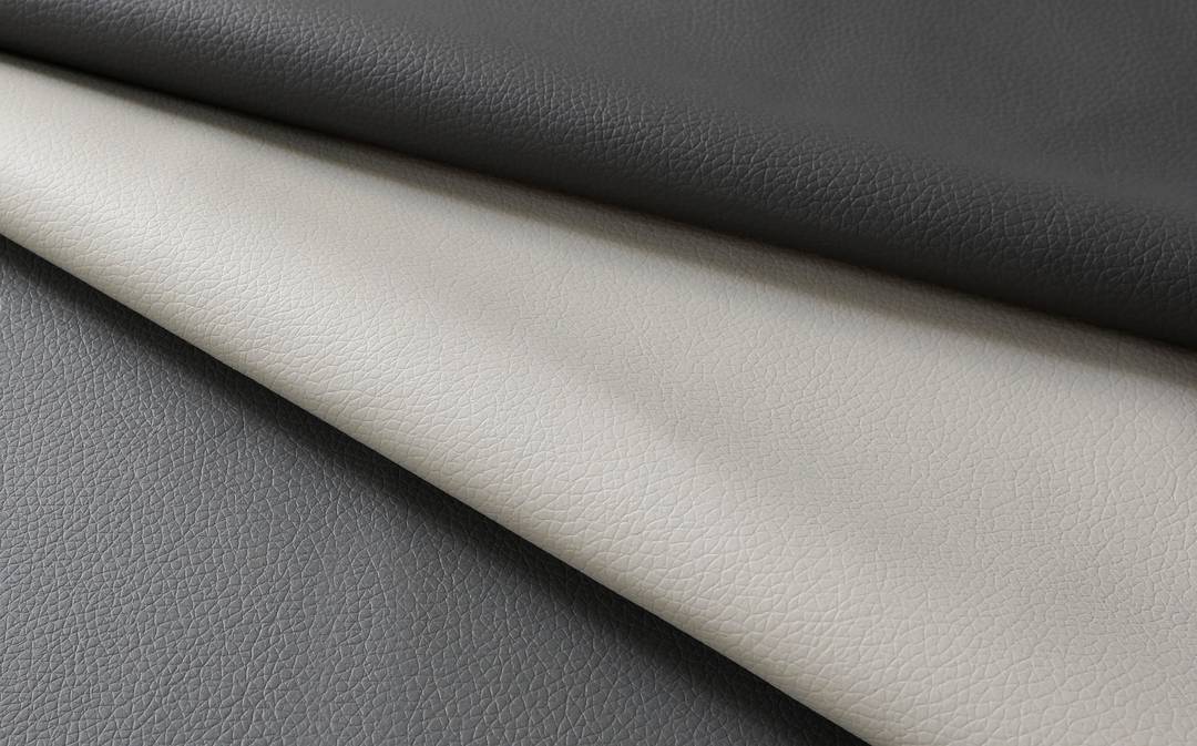 Marlow Light Grey Faux Leather Swivel Bar Stools by Danetti