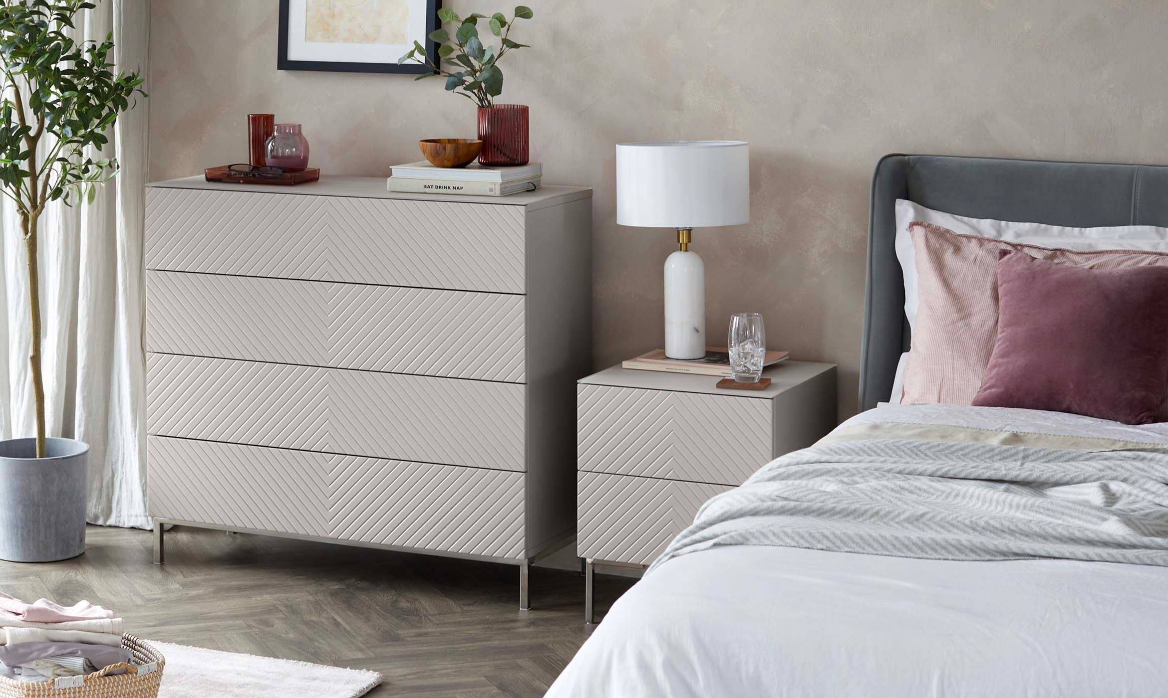 Noah Stone Bedside Table by Danetti