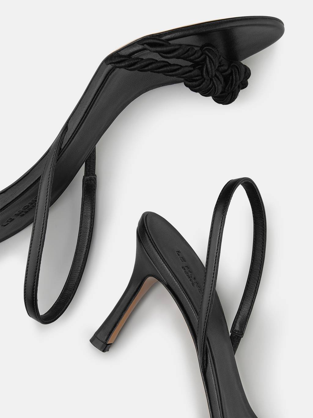 Luna Slipper / Black Leather