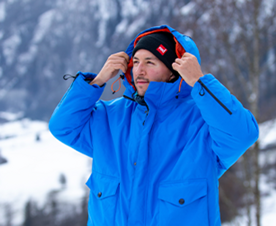 Men's Revolution Waterproof Parka Jacket - Nixie Blue | Red Original