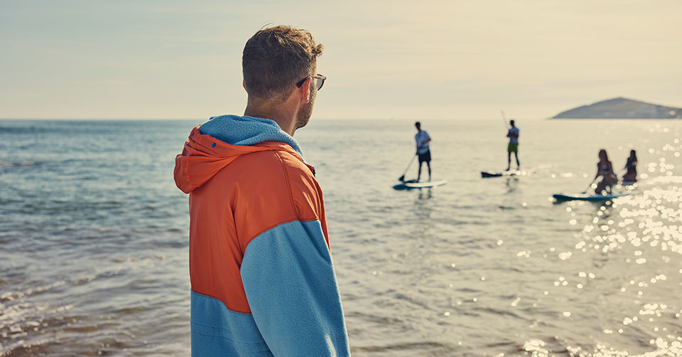 Men's Revolution Waterproof Parka Jacket - Nixie Blue | Red Original