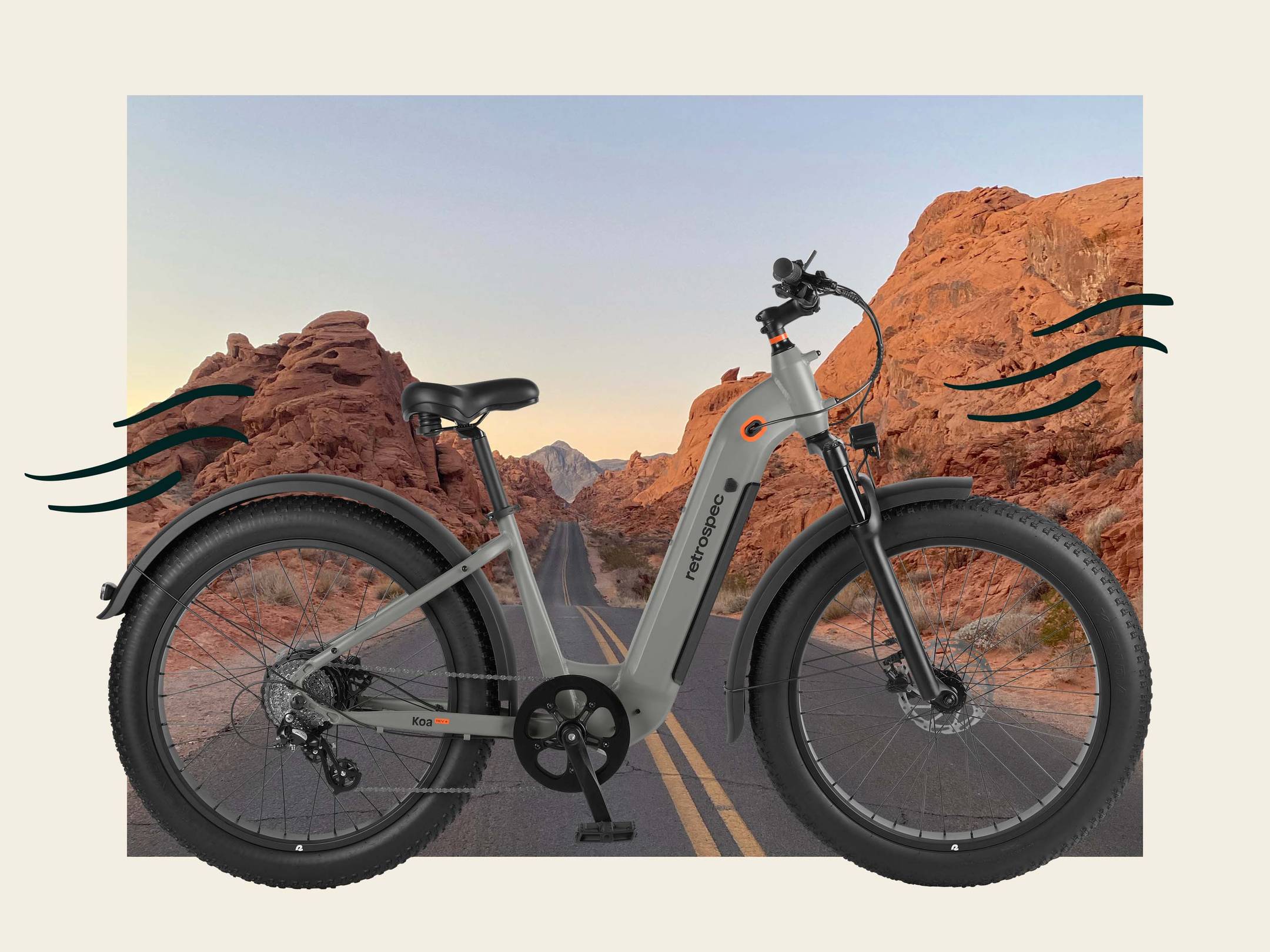Koa Rev+ 26" Fat Tire Electric Bike - Step Through | Retrospec