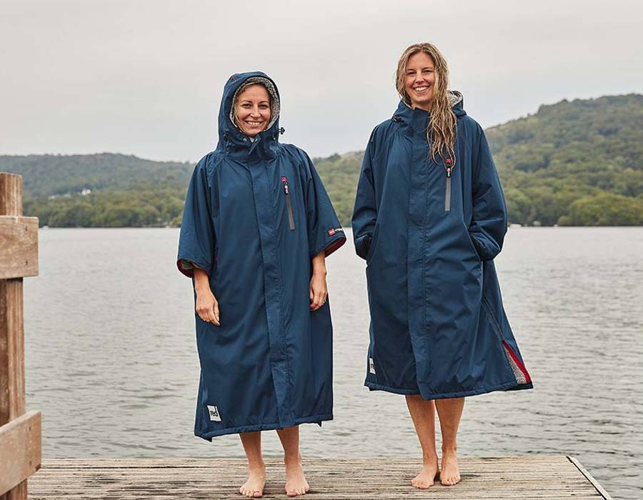 Women's Long Sleeve Pro Change Robe EVO - Navy