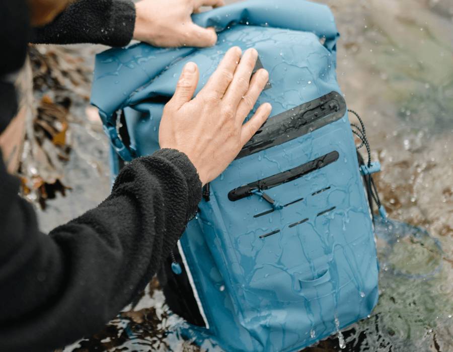 Adventure Waterproof Backpack 30L - Storm Blue
