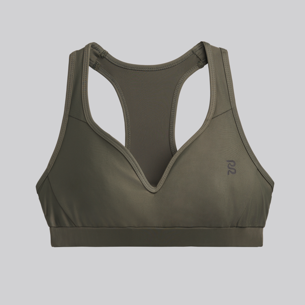Women's Superbeam™ Sports Bra in Olive | Bandit Running