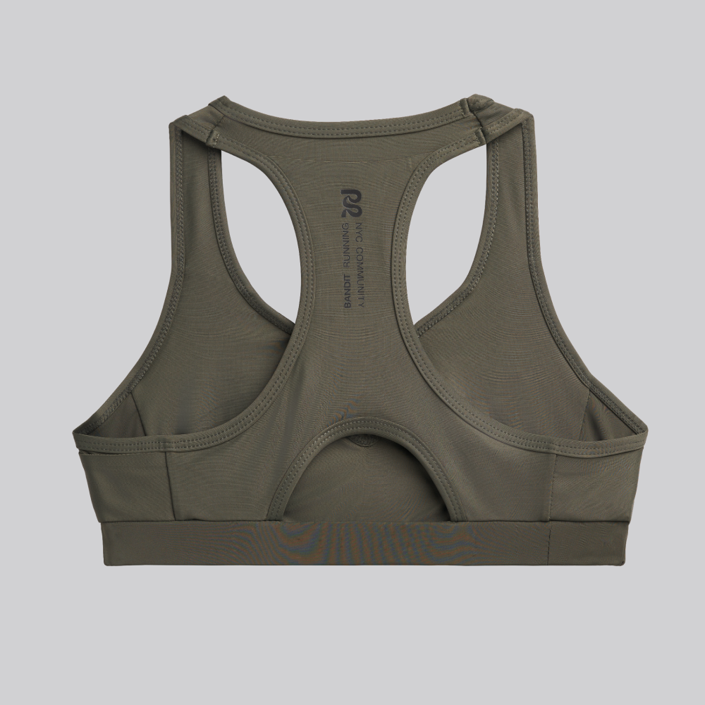 Women's Superbeam™ Sports Bra in Olive | Bandit Running