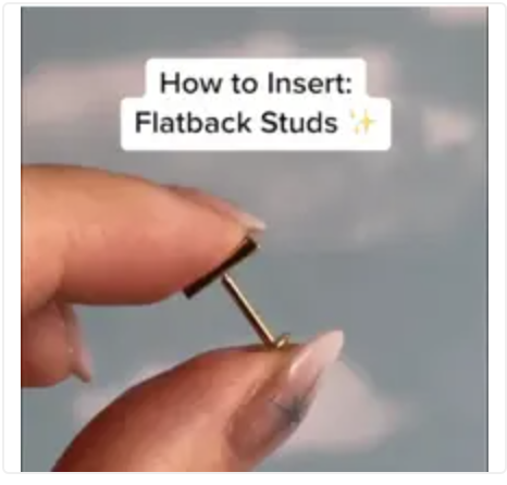 Micro Twinkle Flatback Stud – Studs