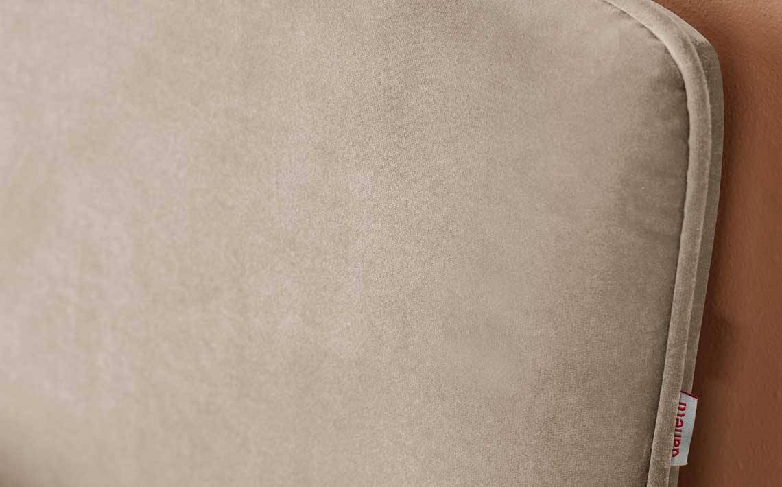 Turin champagne recycled velvet super king storage bed – Danetti