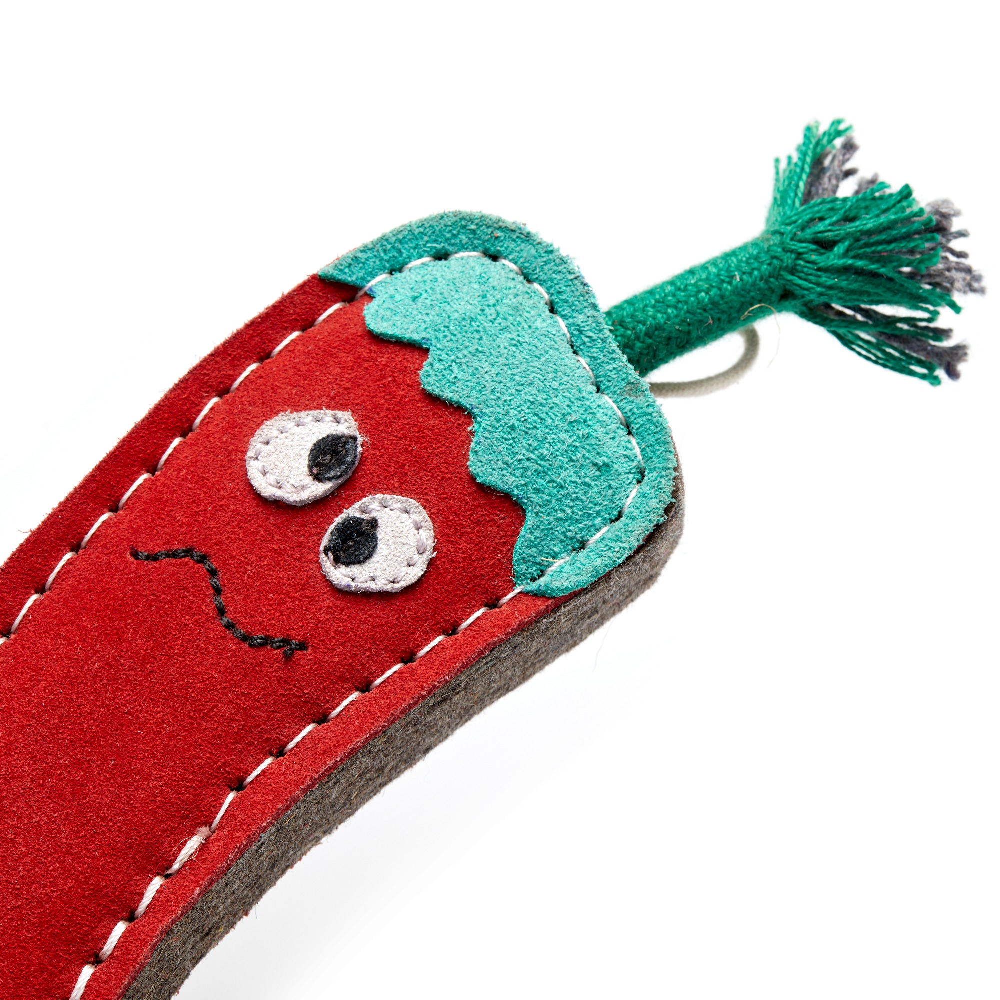 Chad the Red Hot Chilli Pepper, Eco Dog Toy – Green and Wilds - Retail