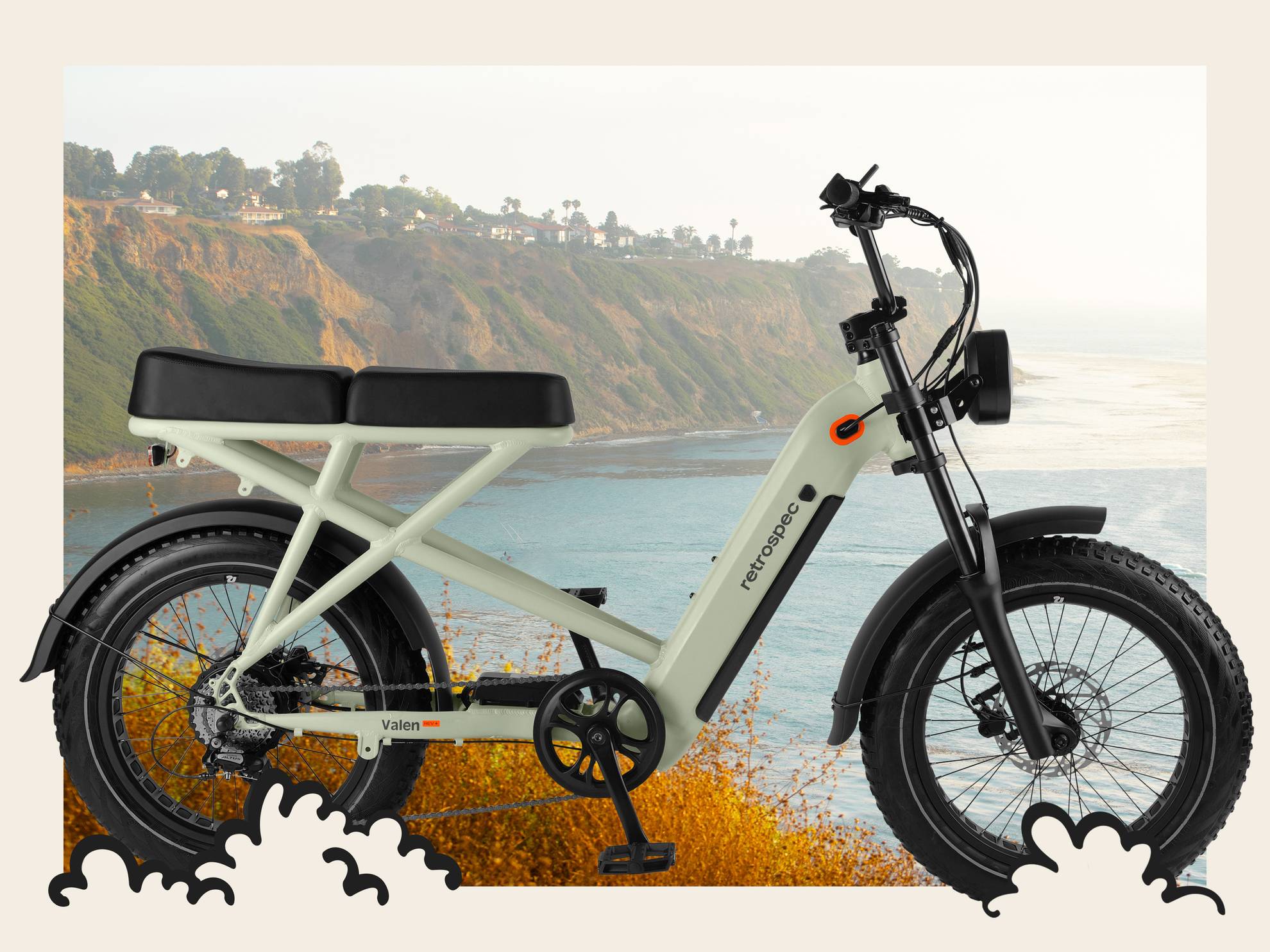 Valen Rev+ 20” Fat Tire Electric Bike - Step Through﻿﻿﻿ | Retrospec