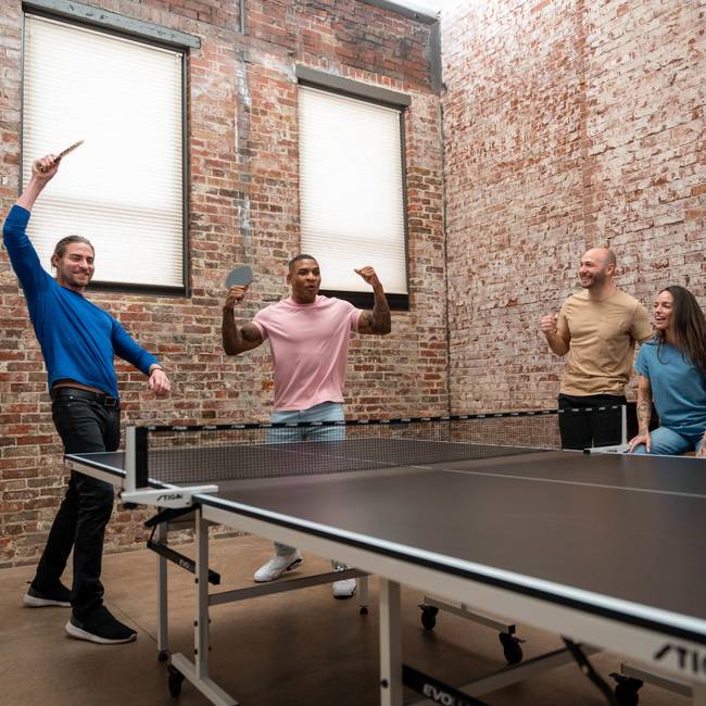 STIGA Evolution 15mm Indoor Table Tennis Table 95% Preassembled Out of ...